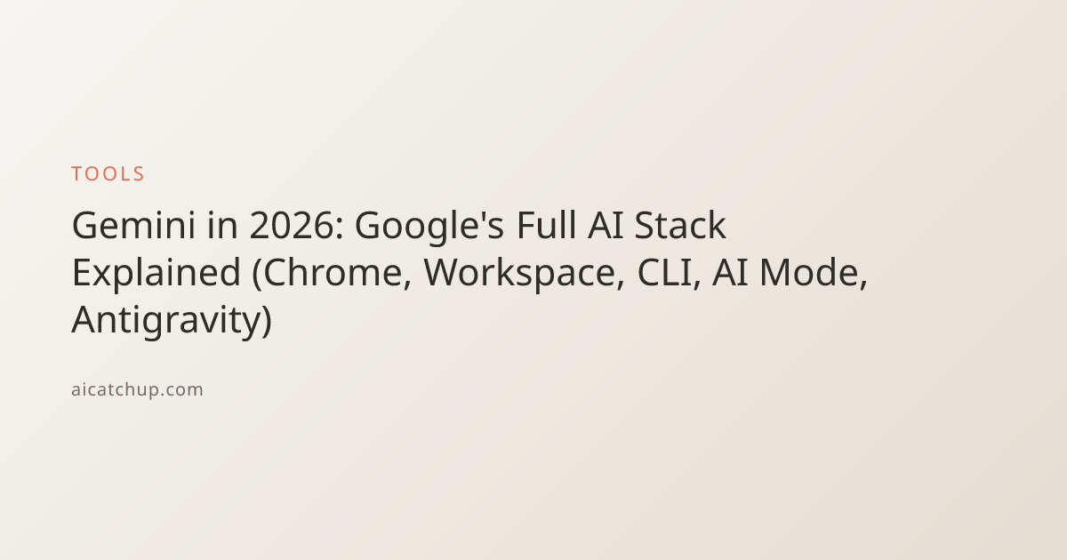 Google Gemini AI Stack 2026: Tools, Plugins, Chrome Skills, CLI | AI ...